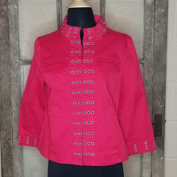 Live a Little | Jackets & Coats | Live A Little Brand Jacket Red Petite ...